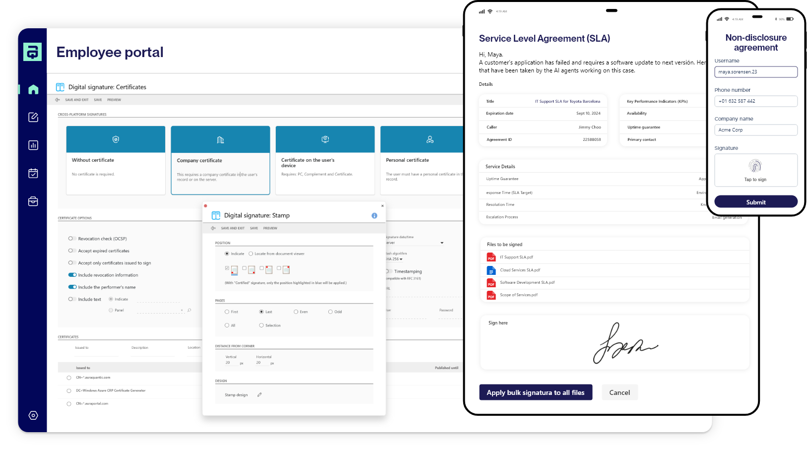 No-Code Platform & UI | AuraQuantic