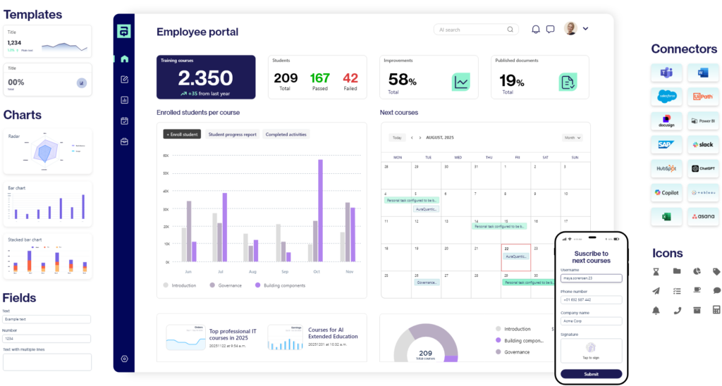 No-Code Platform & UI | AuraQuantic